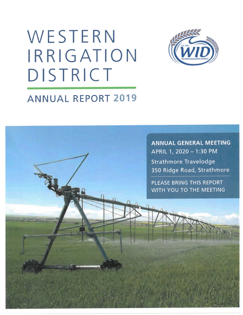 Annual Reports - Western Irrigation District
